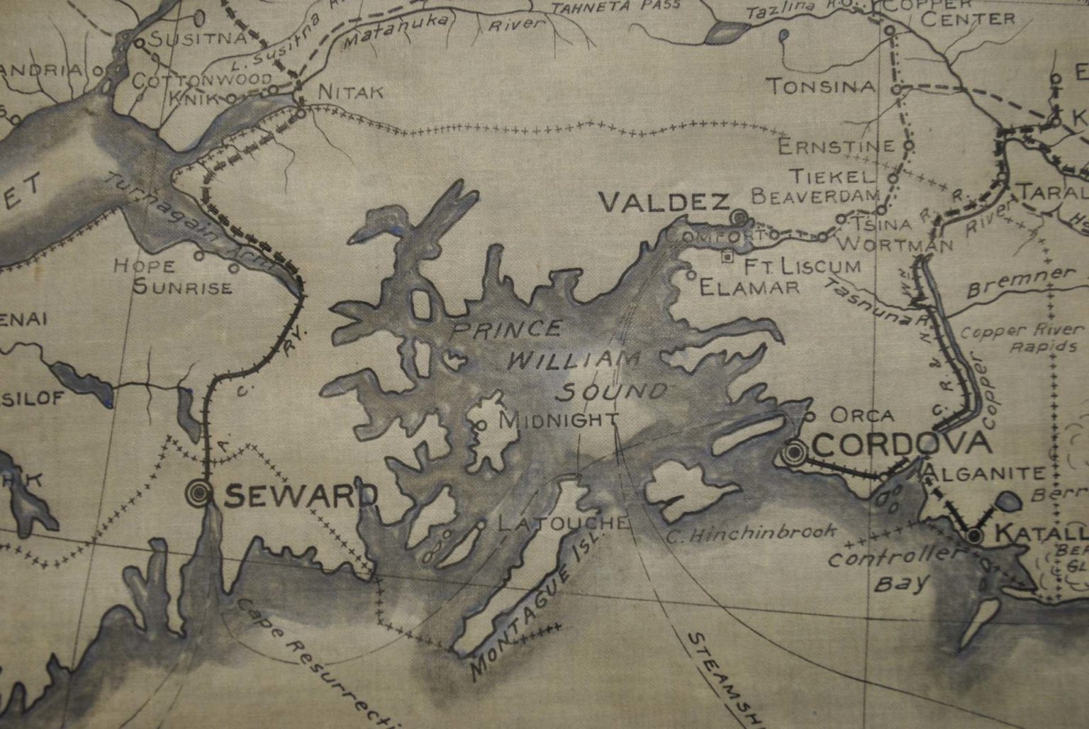 Alaska, circa 1900 - Kroll Antique Maps