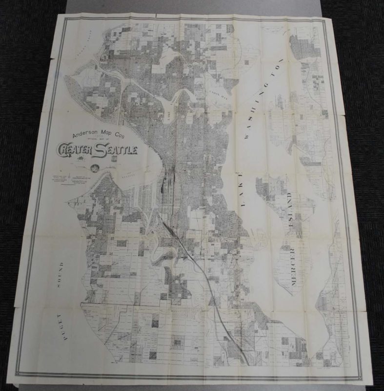 Seattle, Washington 1909 - Kroll Antique Maps