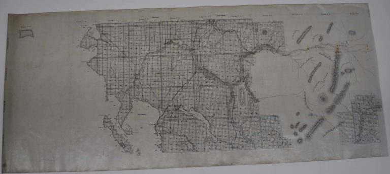 Whatcom County, Washington circa 1910 - Kroll Antique Maps