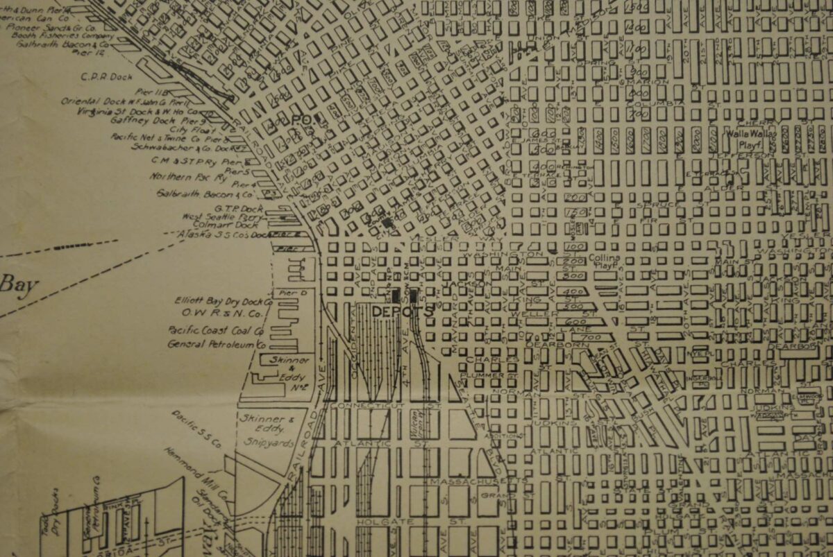 Seattle, Washington 1920 - Kroll Antique Maps