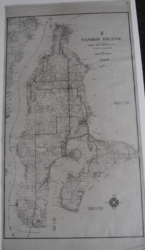 Vashon Island, Washington 1970 - Kroll Antique Maps