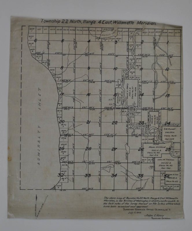 Des Moines, Washington Township Map circa 1890s - Kroll Antique Maps
