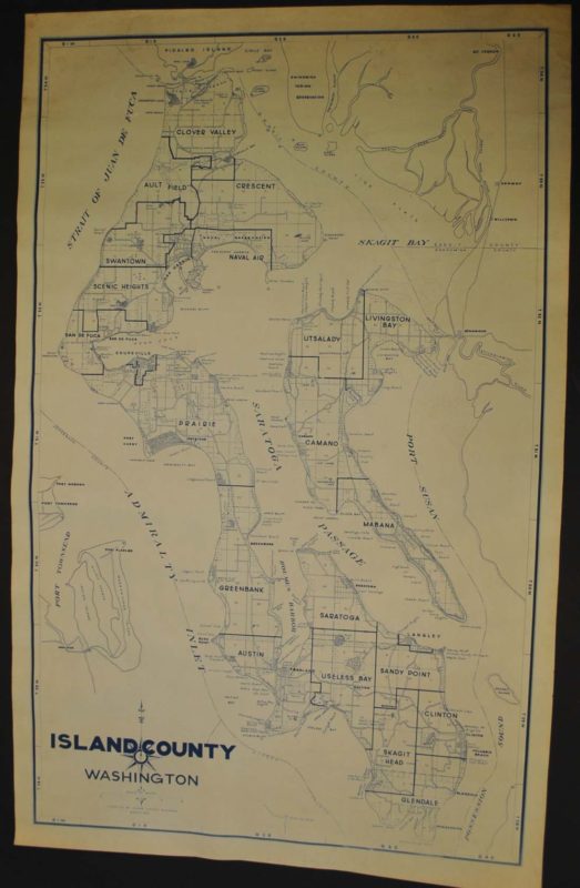 Island County, Washington 1958 - Kroll Antique Maps