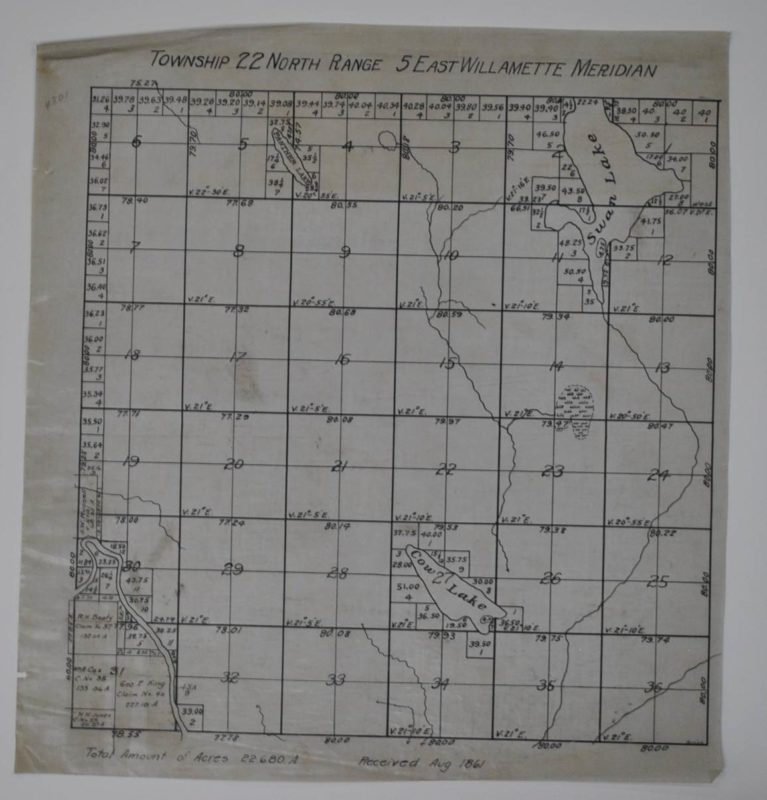 Kent, Washington Township Map circa 1890s - Kroll Antique Maps