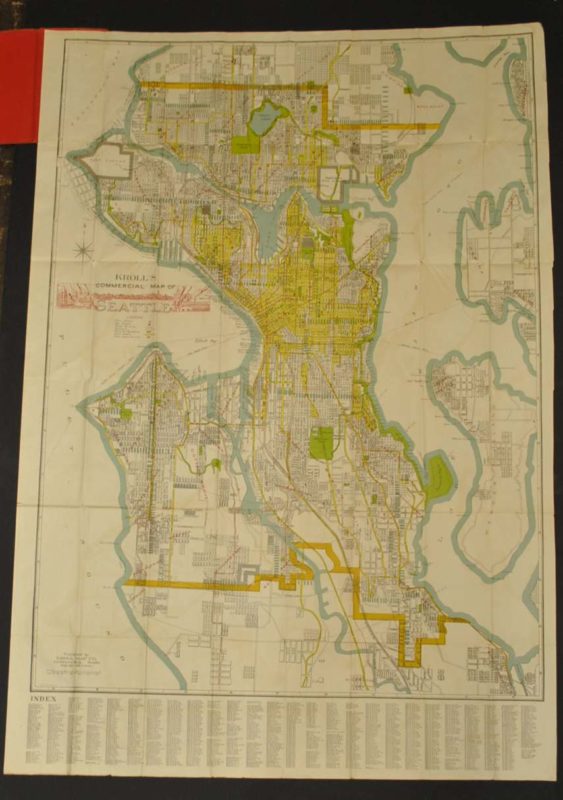 Seattle, Washington 1920 - Kroll Antique Maps