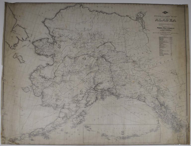 Alaska 1925 - Kroll Antique Maps