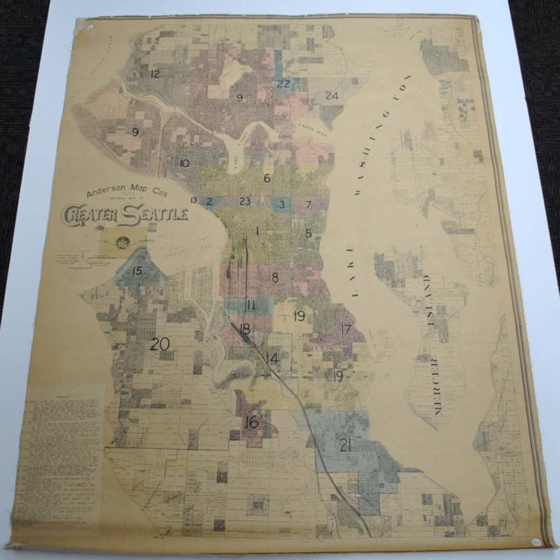 Seattle, Washington 1909 – Kroll Antique Maps
