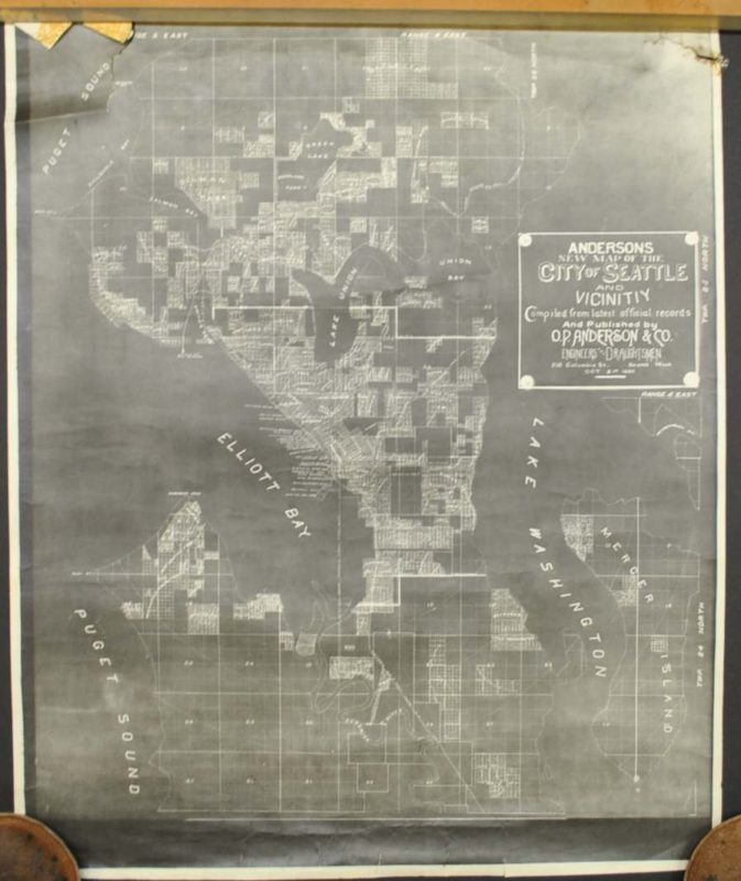 Seattle 1889 - Kroll Antique Maps