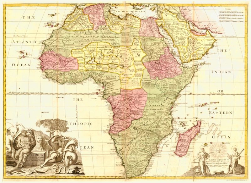 Africa 1725 - Kroll Antique Maps