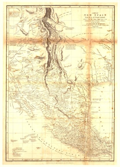 Mexico 1804 (New Spain) - Kroll Antique Maps