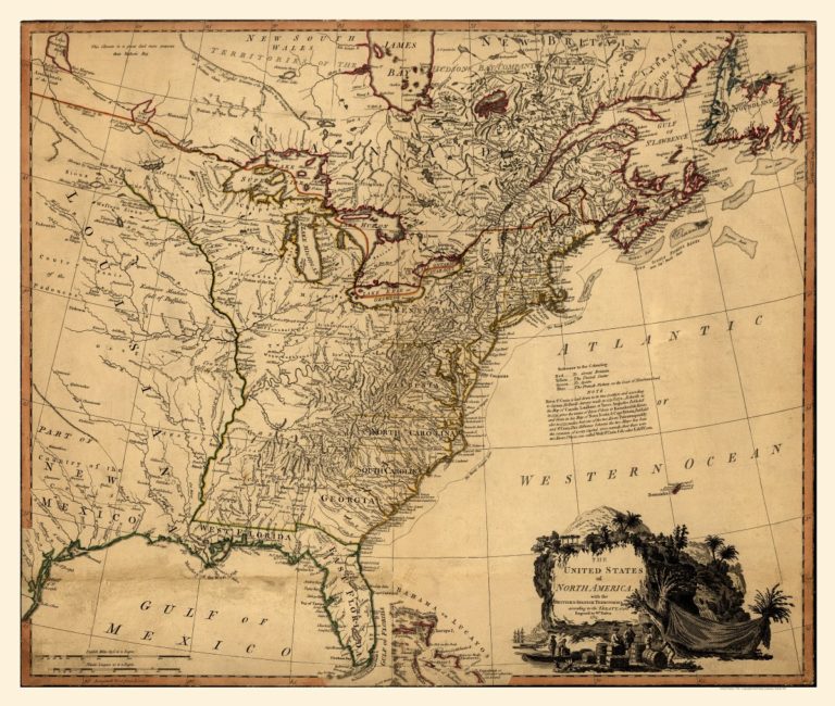 United States 1785 - Kroll Antique Maps
