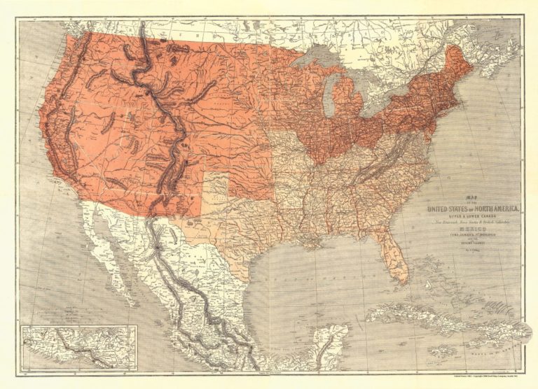 United States 1861 – Kroll Antique Maps